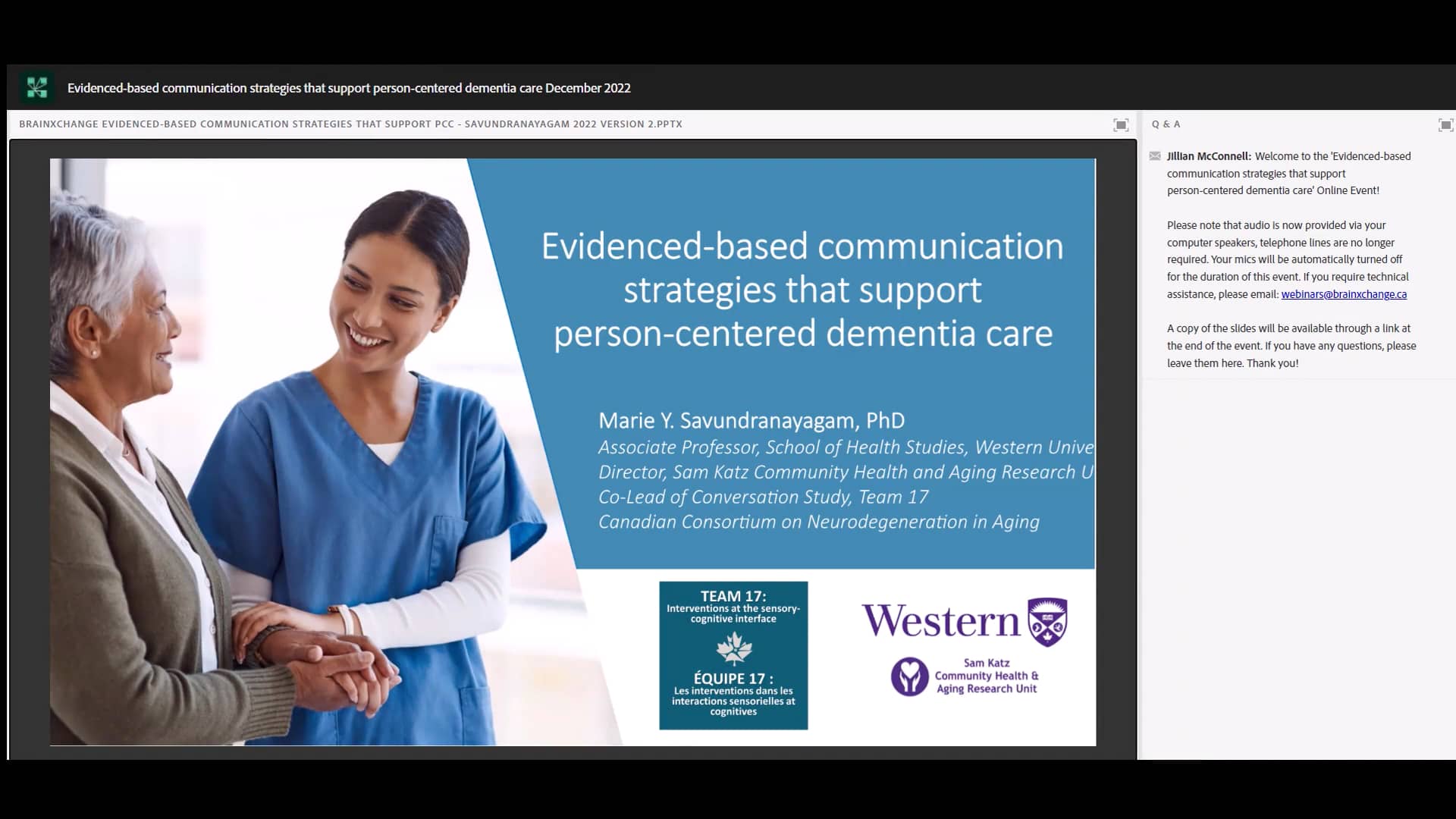 Evidence-based communication strategies that support person-centered ...
