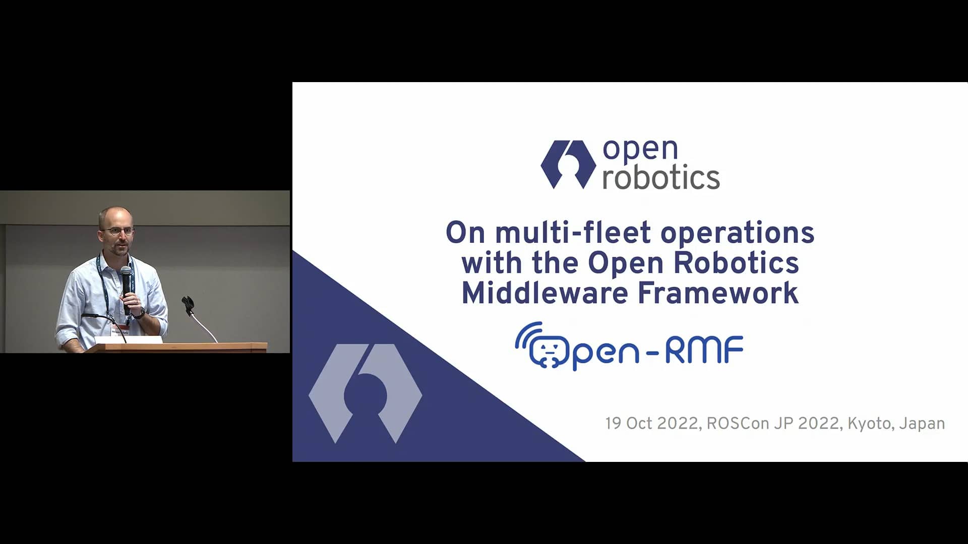 ROSCon JP 2022: 基調講演2 Open-RMFによるマルチフリートオペレーション on Vimeo