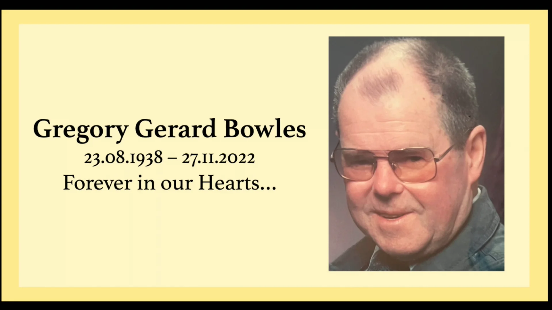 Gregory Gerard Bowles on Vimeo