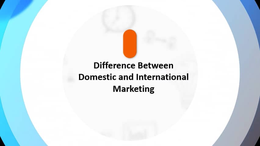 International Marketing_Unit 12_Topic 5_Difference Between Domestic and International Marketing ...