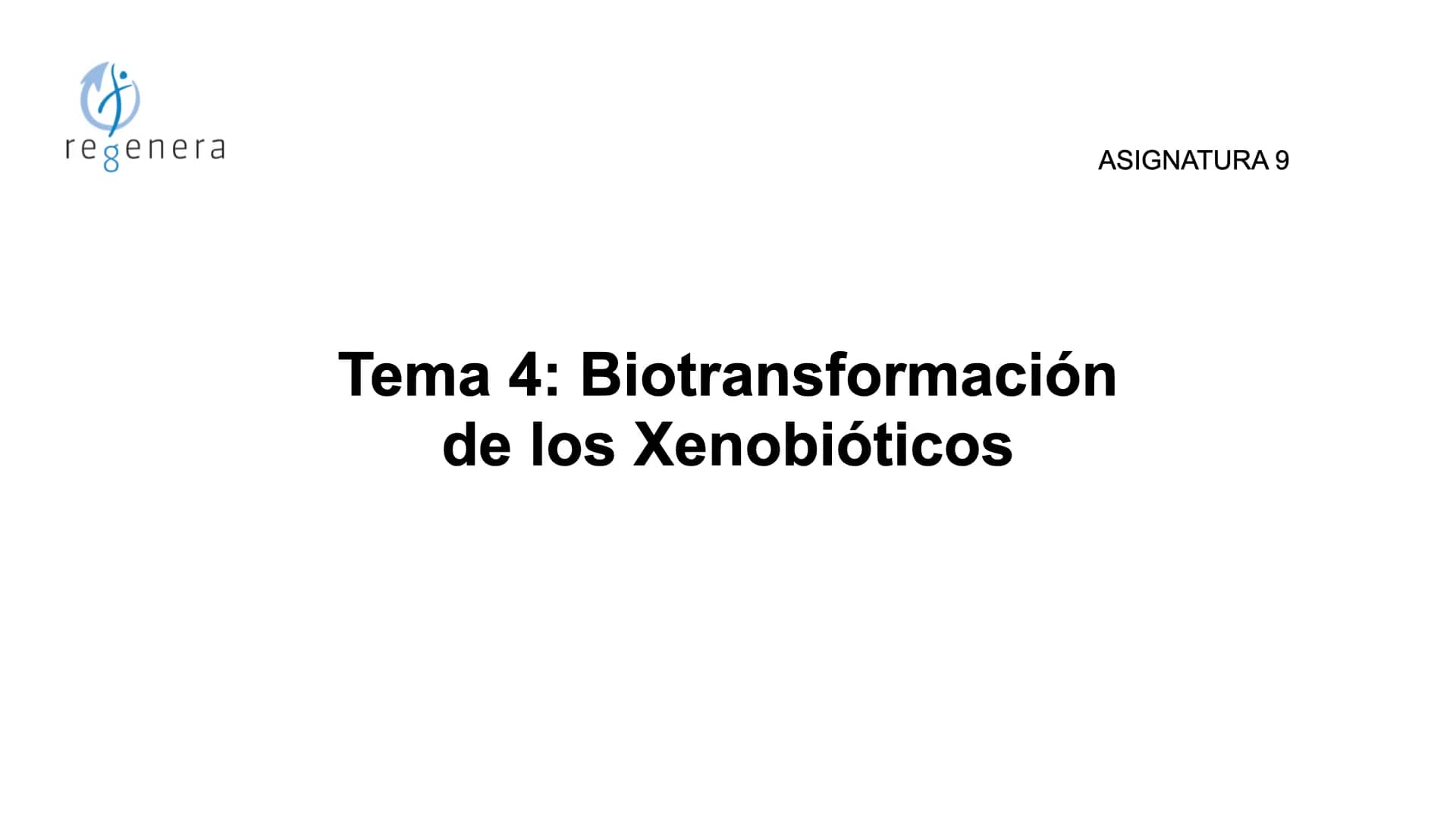 4. Biotransformación de los xenobióticos on Vimeo