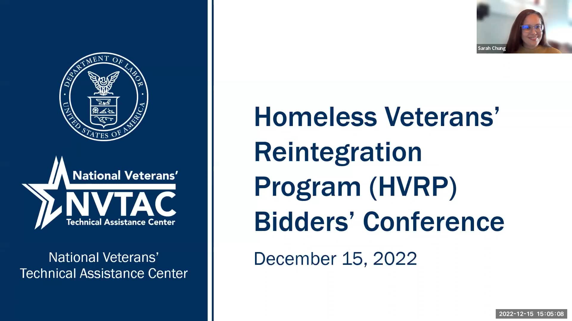 Homeless Veterans' Reintegration Program (HVRP) 2022 Bidders ...