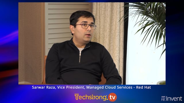 Sarwar Raza, Red Hat | AWS re:Invent 2022 - Techstrong TV