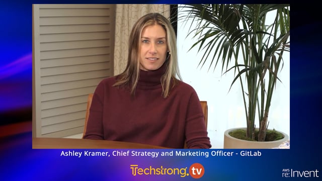 Ashley Kramer, GitLab | AWS re:Invent 2022 - Techstrong TV
