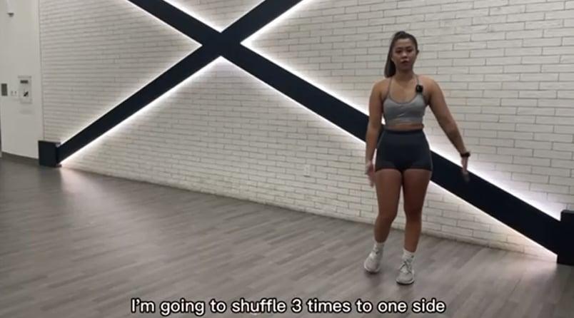 Side shuffle to Jumping Jack on Vimeo