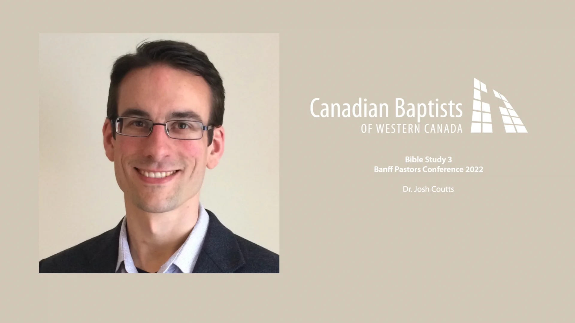 AUDIO: Josh Coutts Bible Study 3 BPC '22 on Vimeo