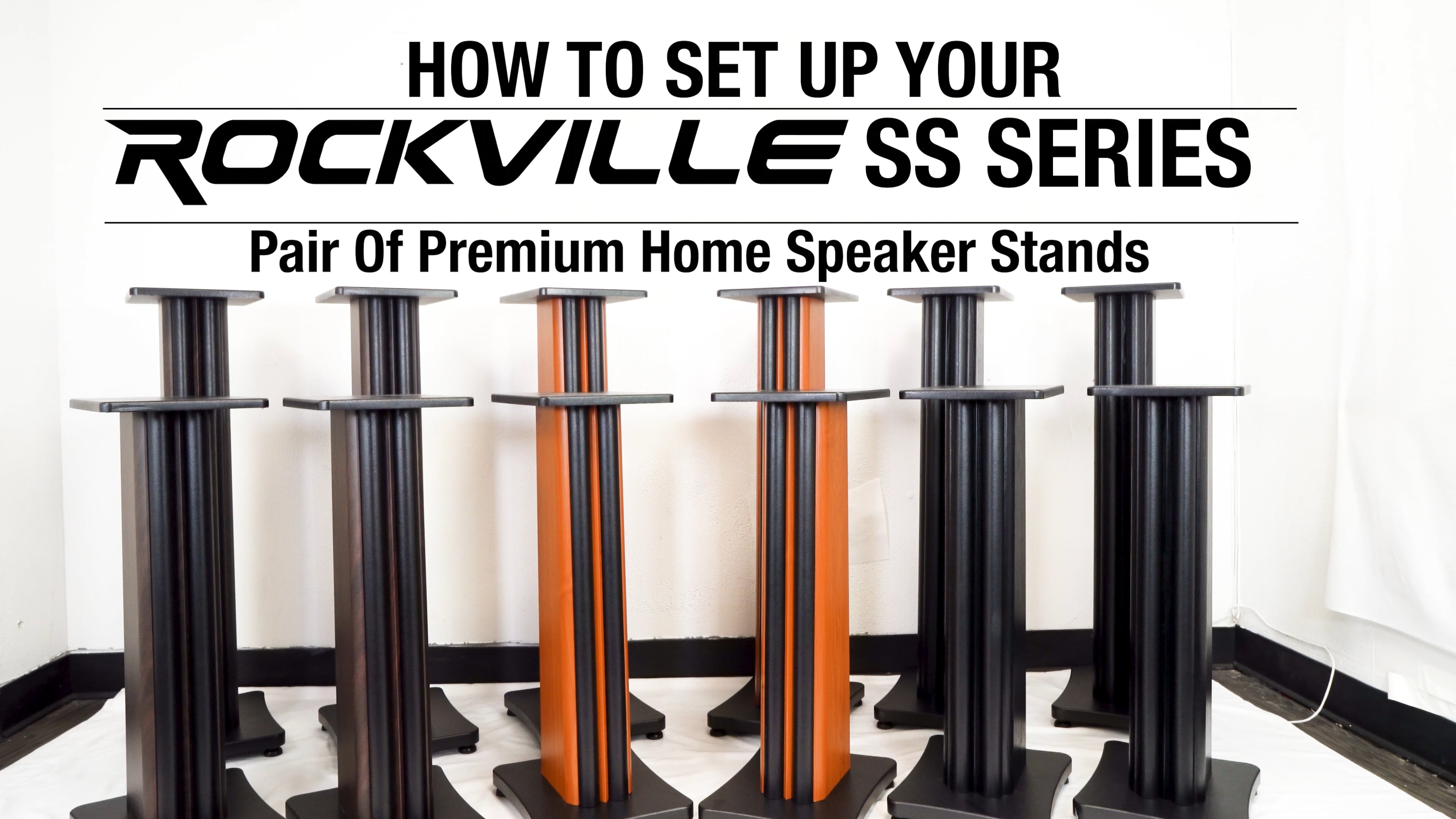 How to set up your SS Series Speaker Stands