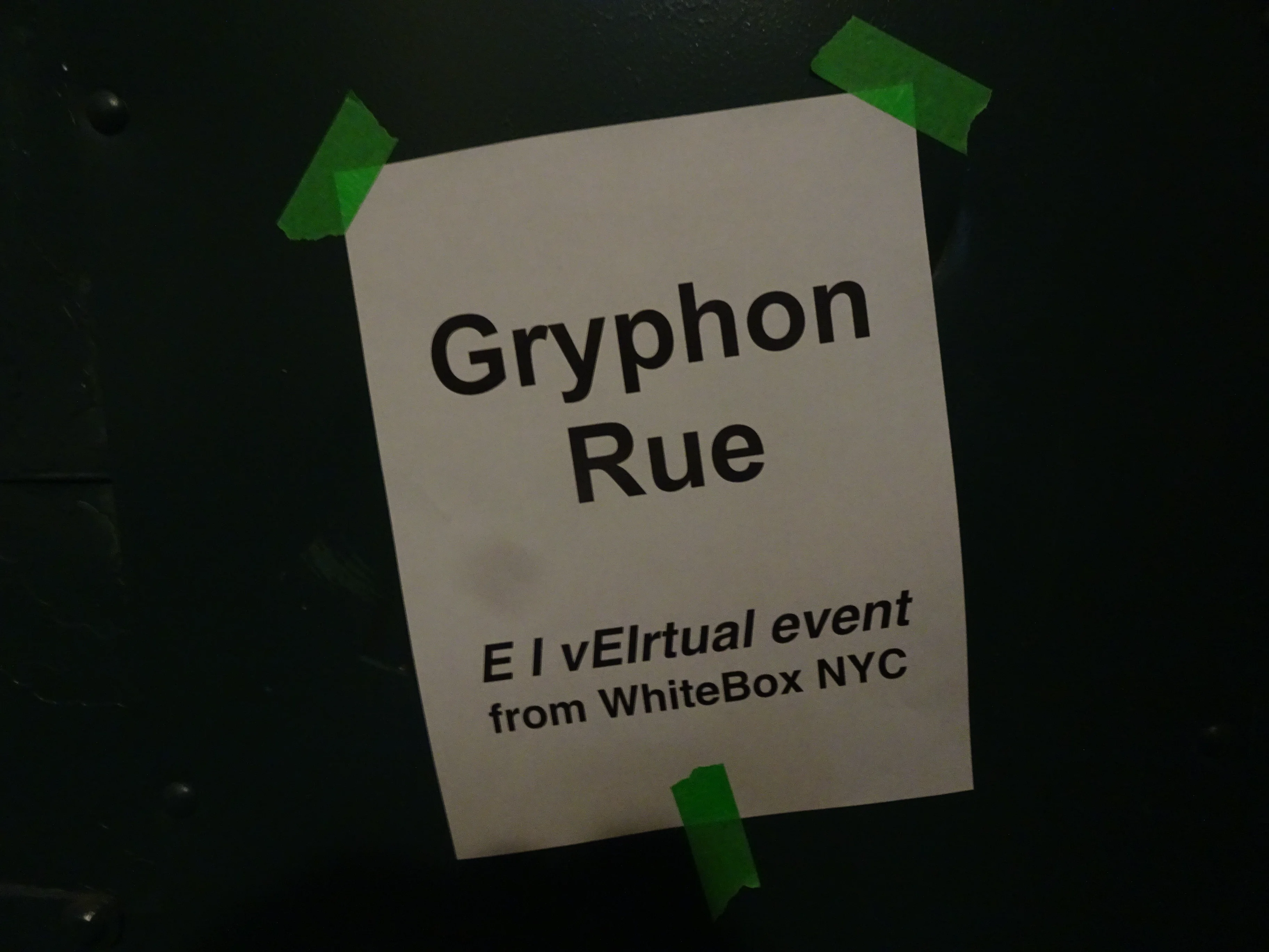EI : Gryphon Rue on Vimeo