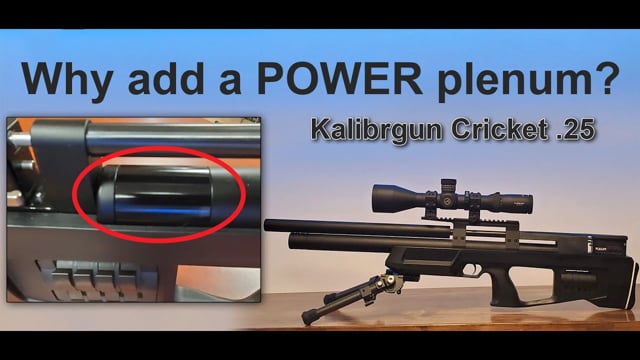 Ernest Rowe Power Plenum for the Kalibrgun Cricket - Airgun101