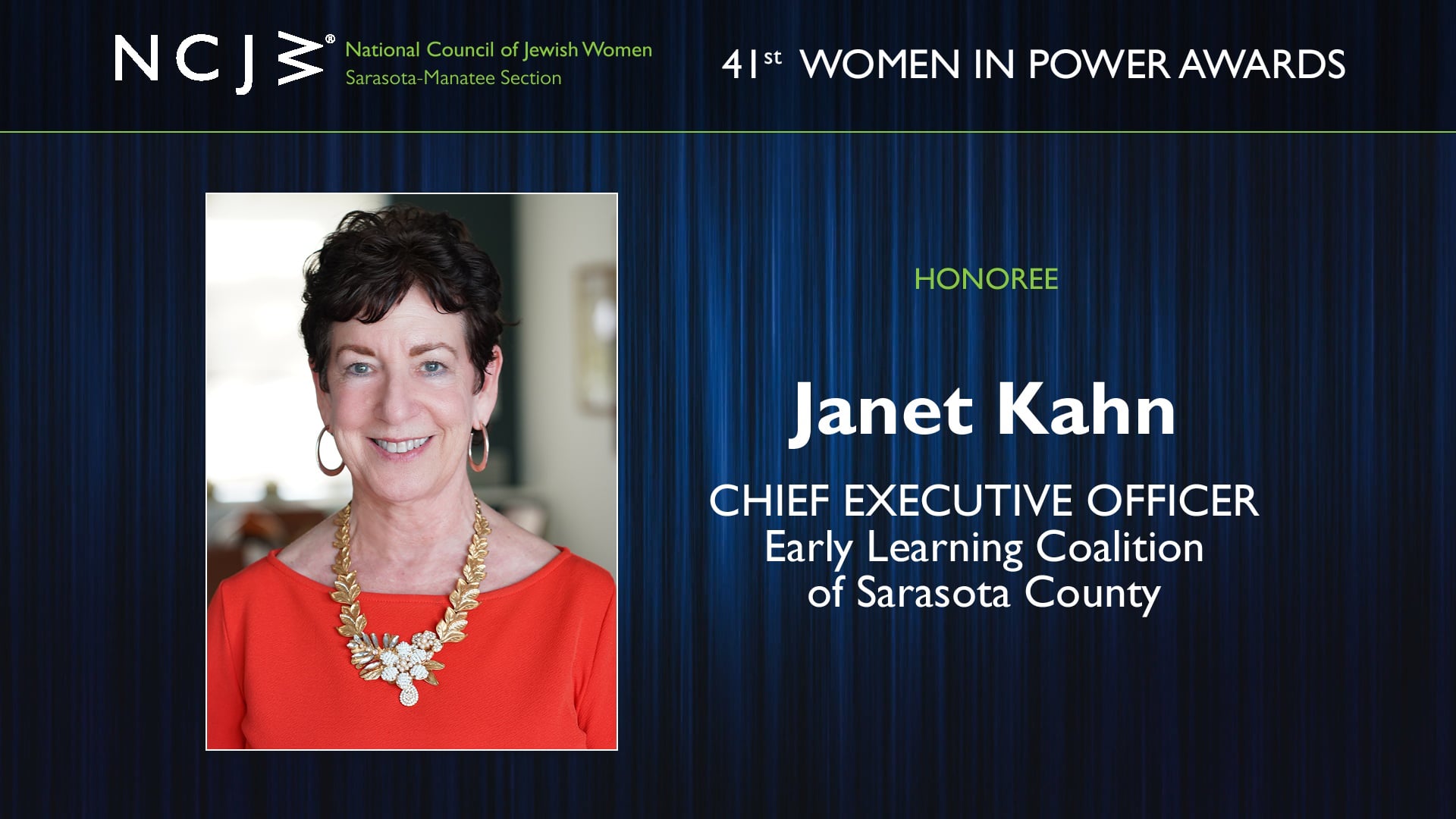 Janet Kahn (NCJW Women In Power 2023) on Vimeo