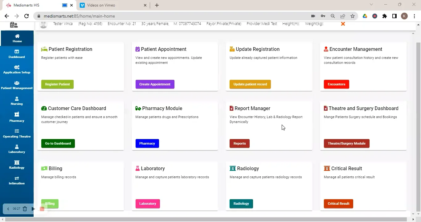 Lab and Radiology training Video on Vimeo