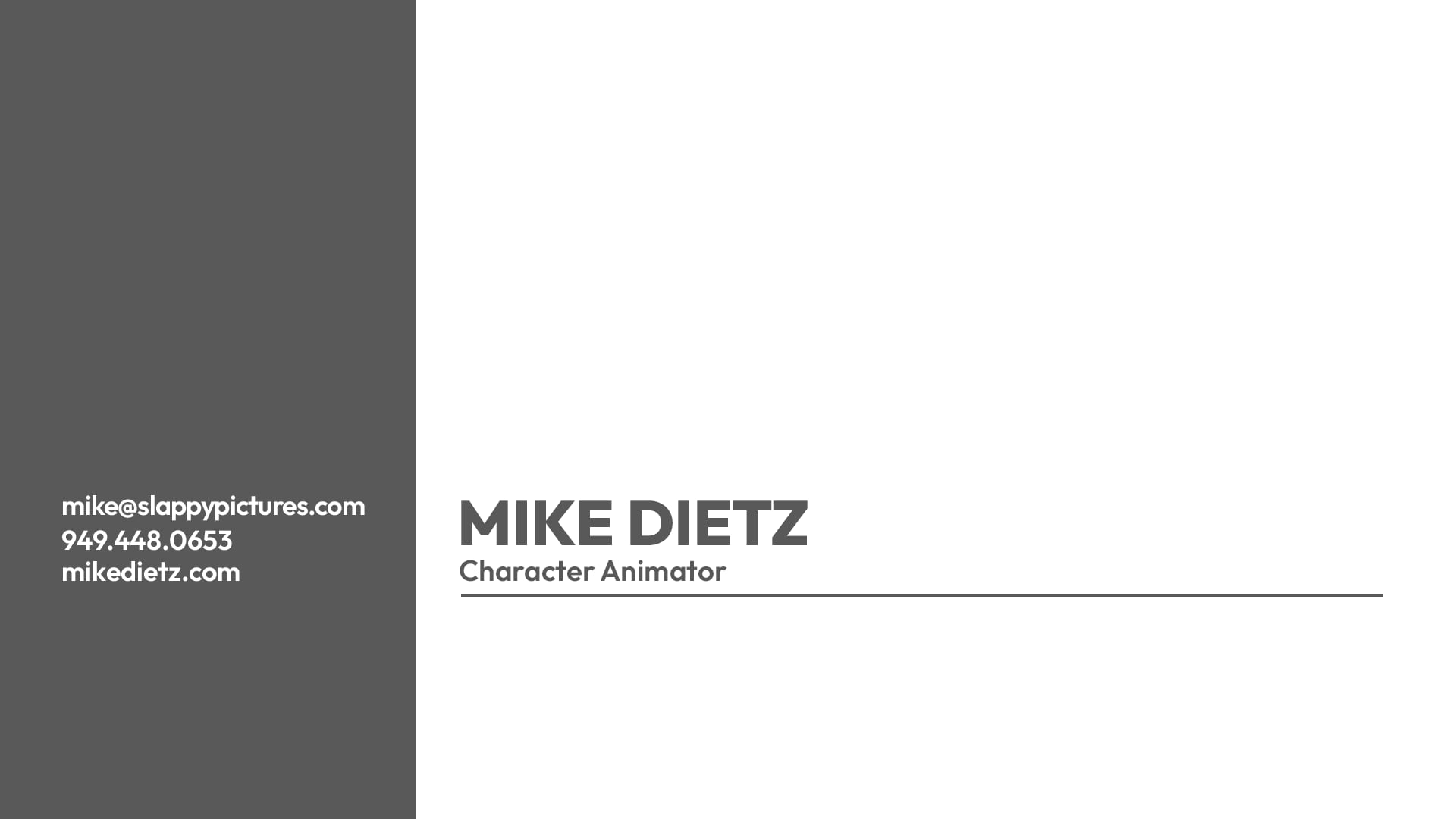 Mike Dietz Dot Com