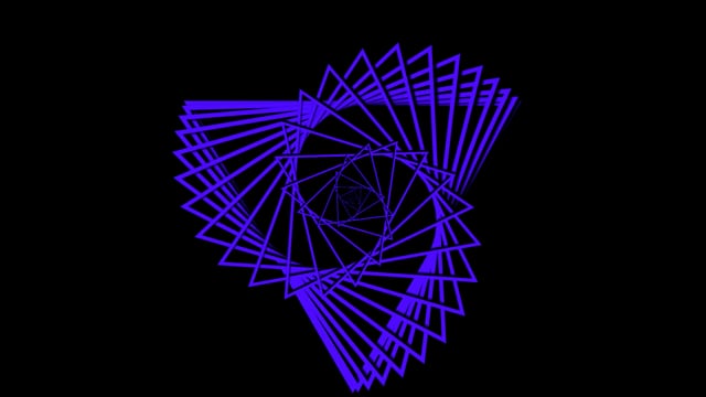 Triangle 3D Animation Zoom - Free video on Pixabay