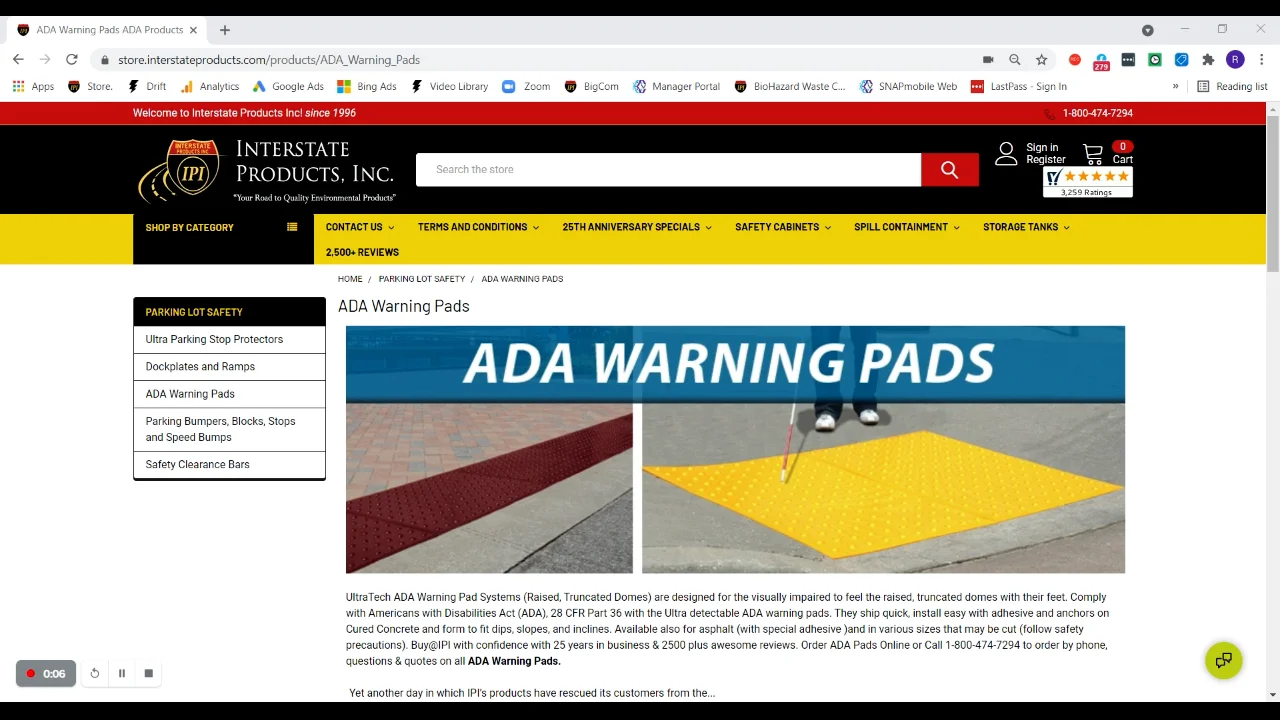 ADA WARNING PADS on Vimeo