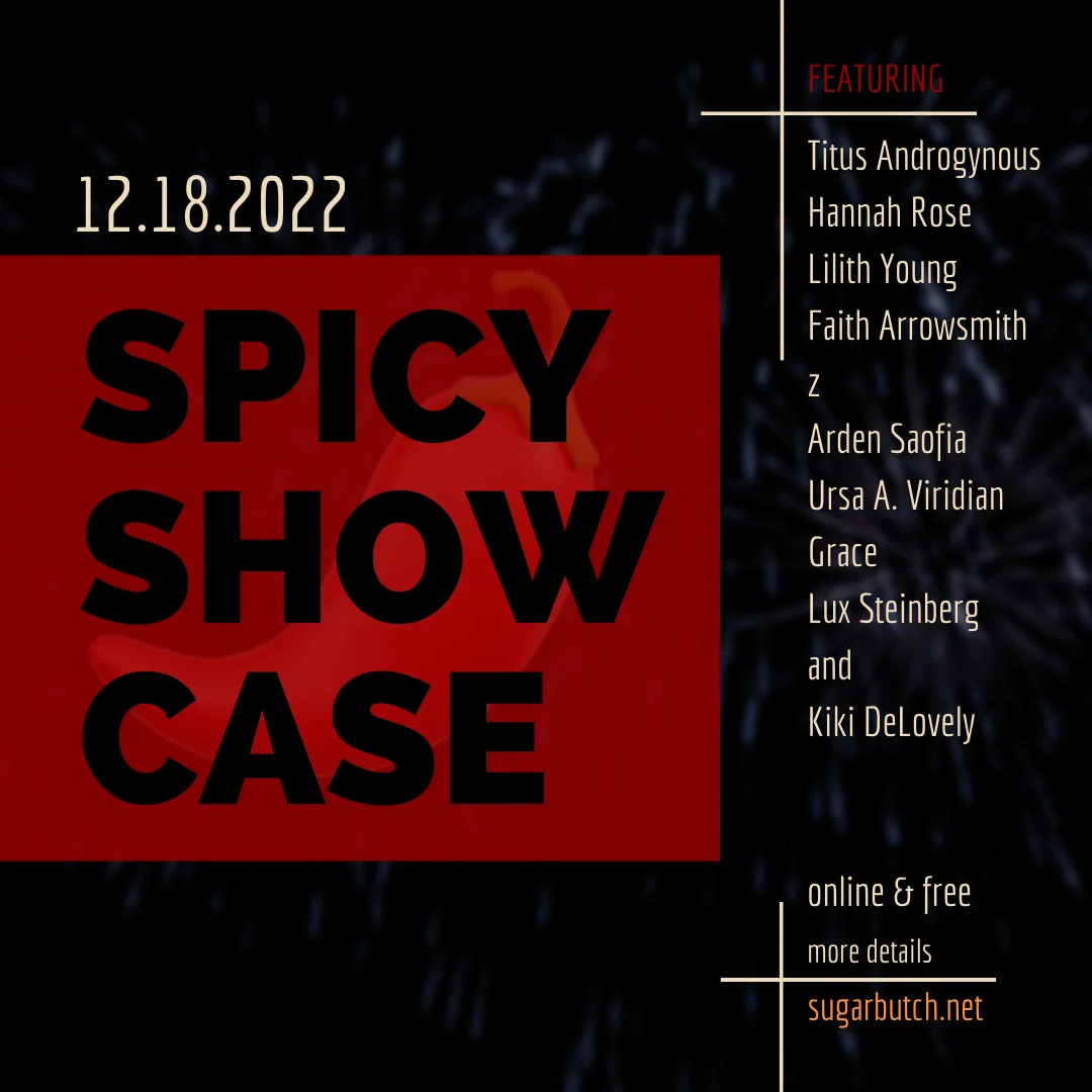 Spicy Showcase: Queer, Trans, & Nonbinary Erotica Reading on Vimeo