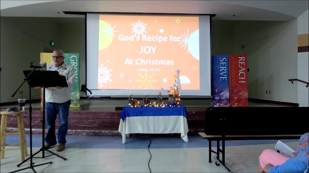 God's Recipe for Joy at Christmas on Vimeo