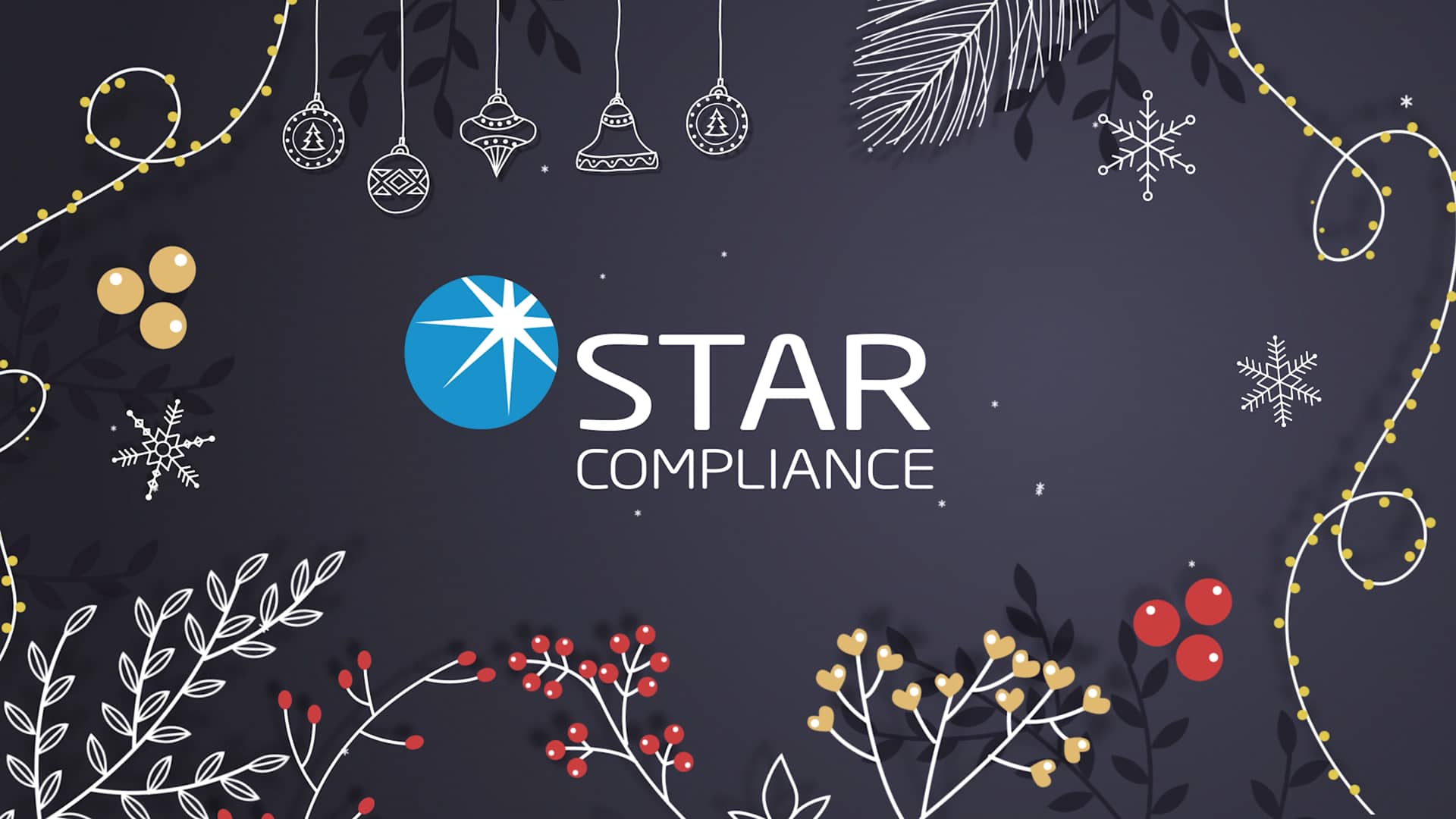 StarCompliance Holiday Card (2022) on Vimeo
