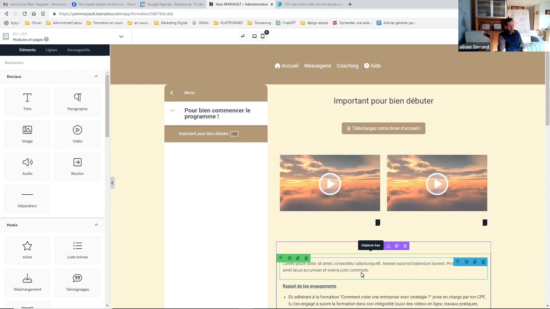 comment enregistrer un modèle on Vimeo
