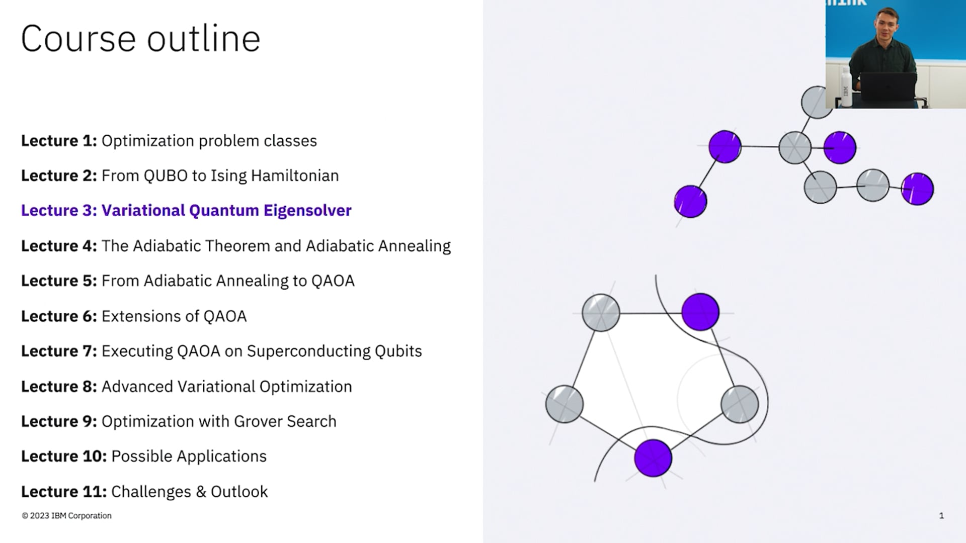 Lecture 3: Variational Quantum Eigensolver | Quantum Optimization