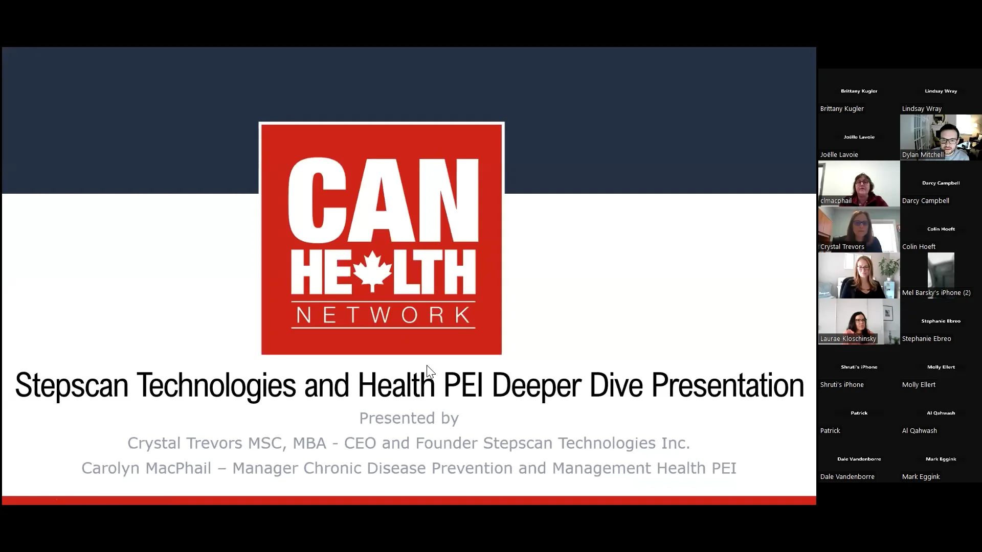 CAN Health Network - Deeper Dive Featuring Stepscan and Health PEI on Vimeo