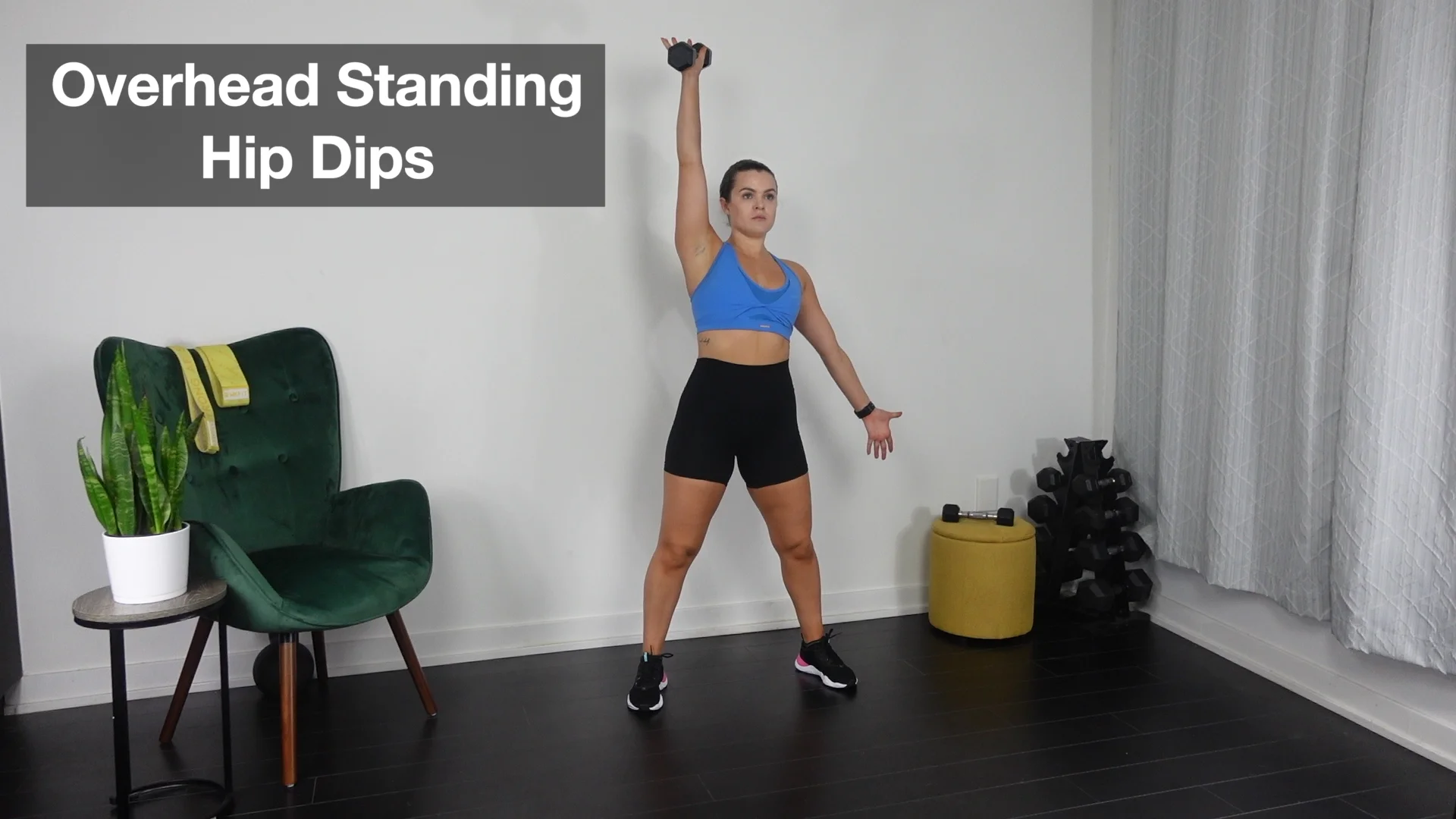 Overhead Standing Hip Dips