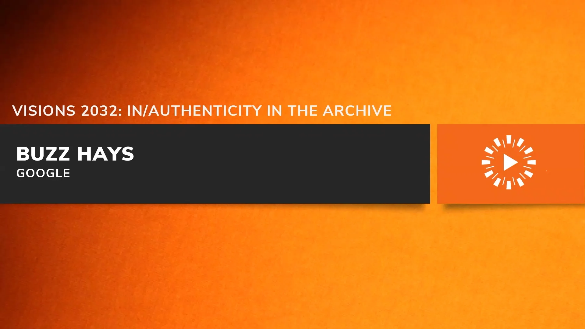 Visions - Visions 2032: Buzz Hays on Vimeo