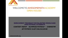 Online Courses - AwesomeMath