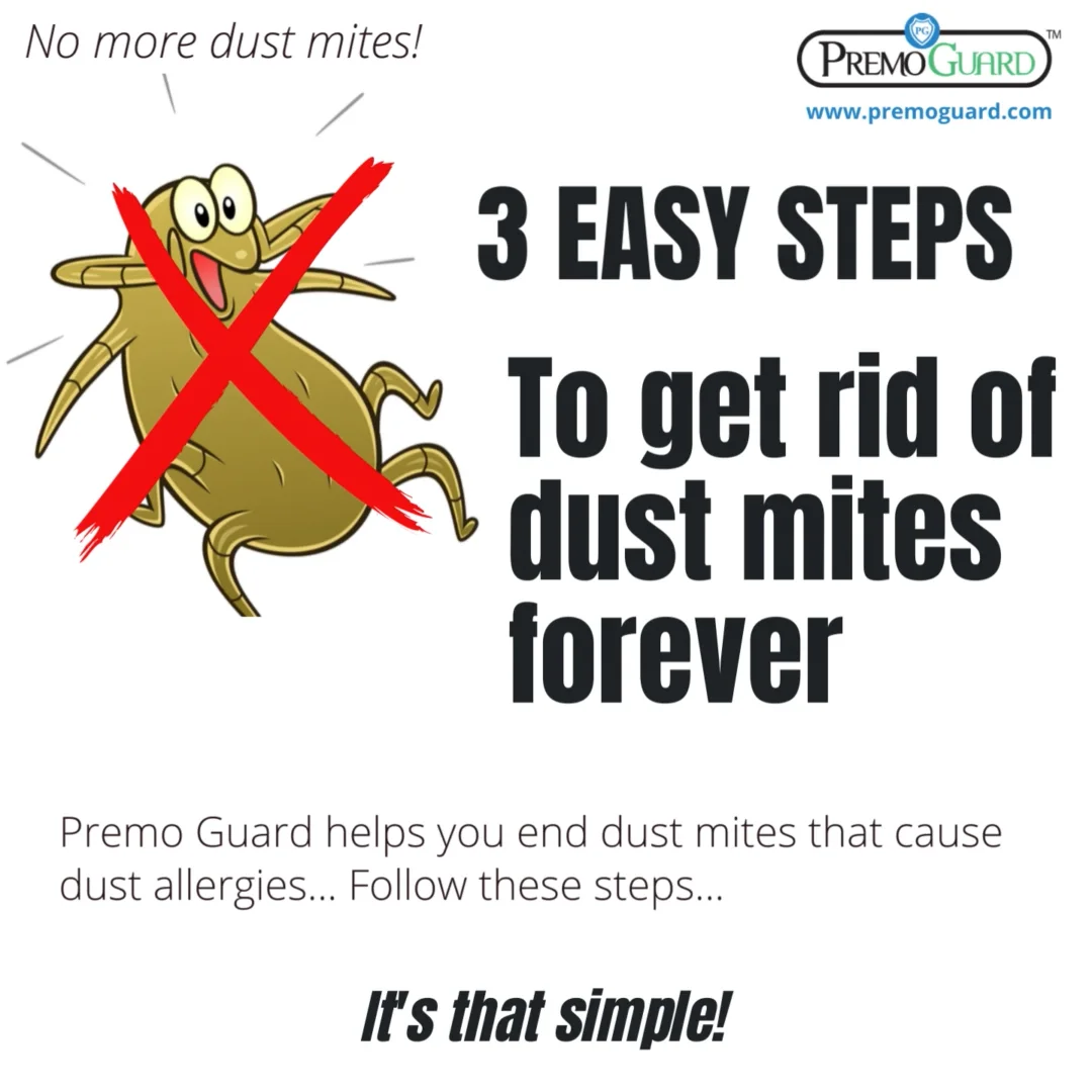 End dust mites forever simple video premo guard dust mite 3 step ...