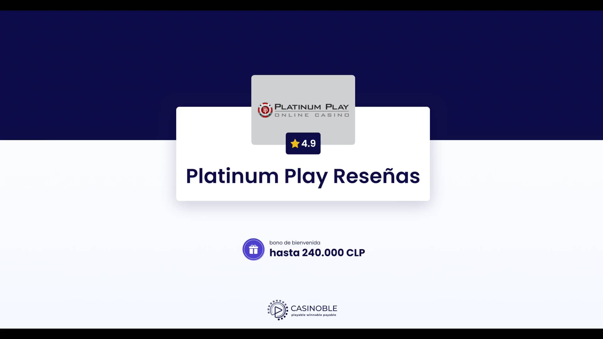 Reseña del video del casino Platinum Play on Vimeo