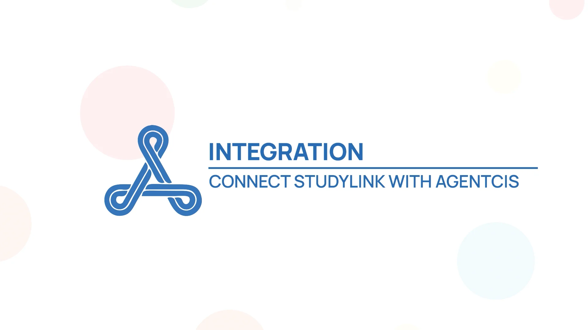 Connect Studylink with Agentcis