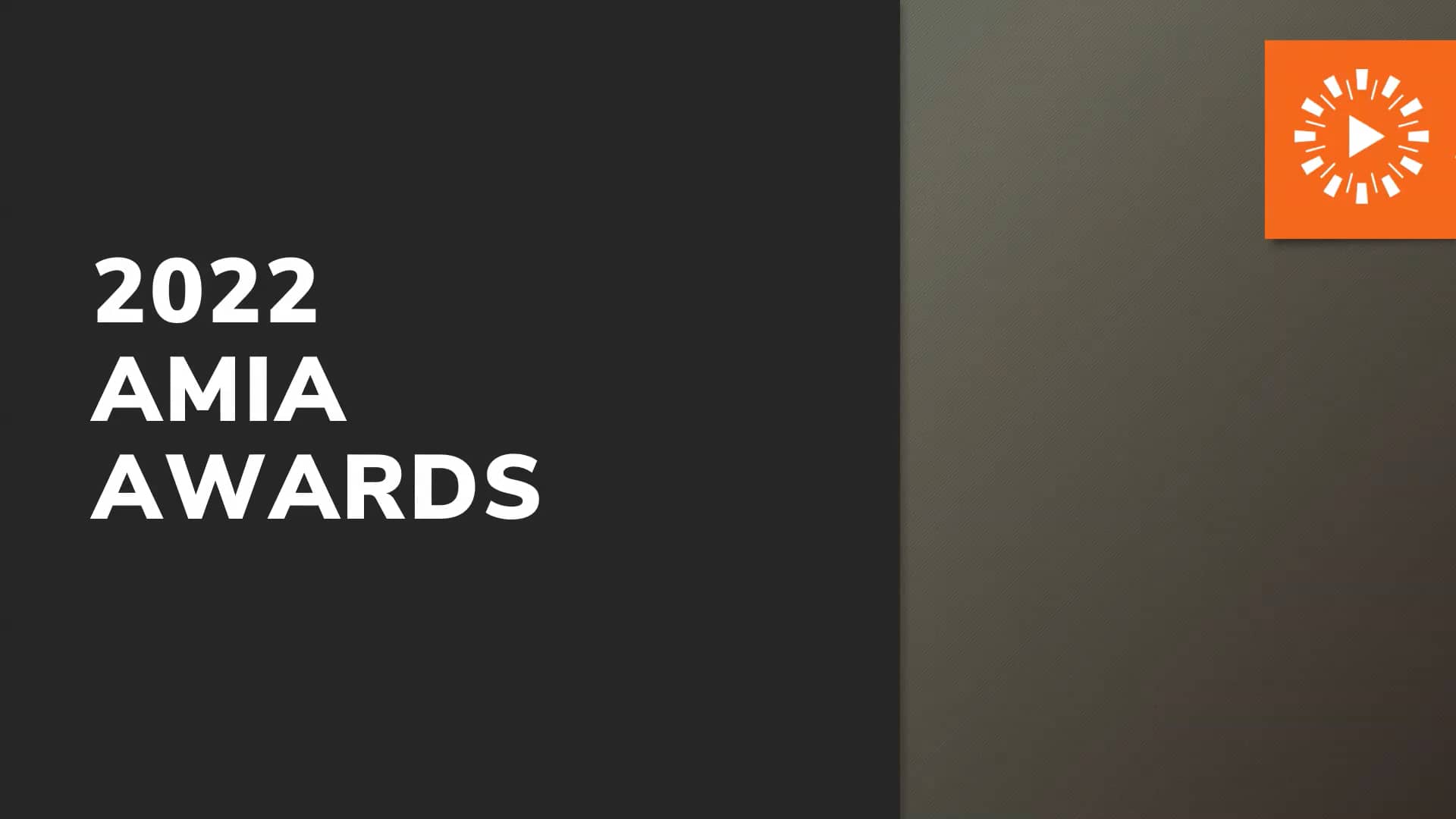 AMIA 2022 Awards Presentations on Vimeo