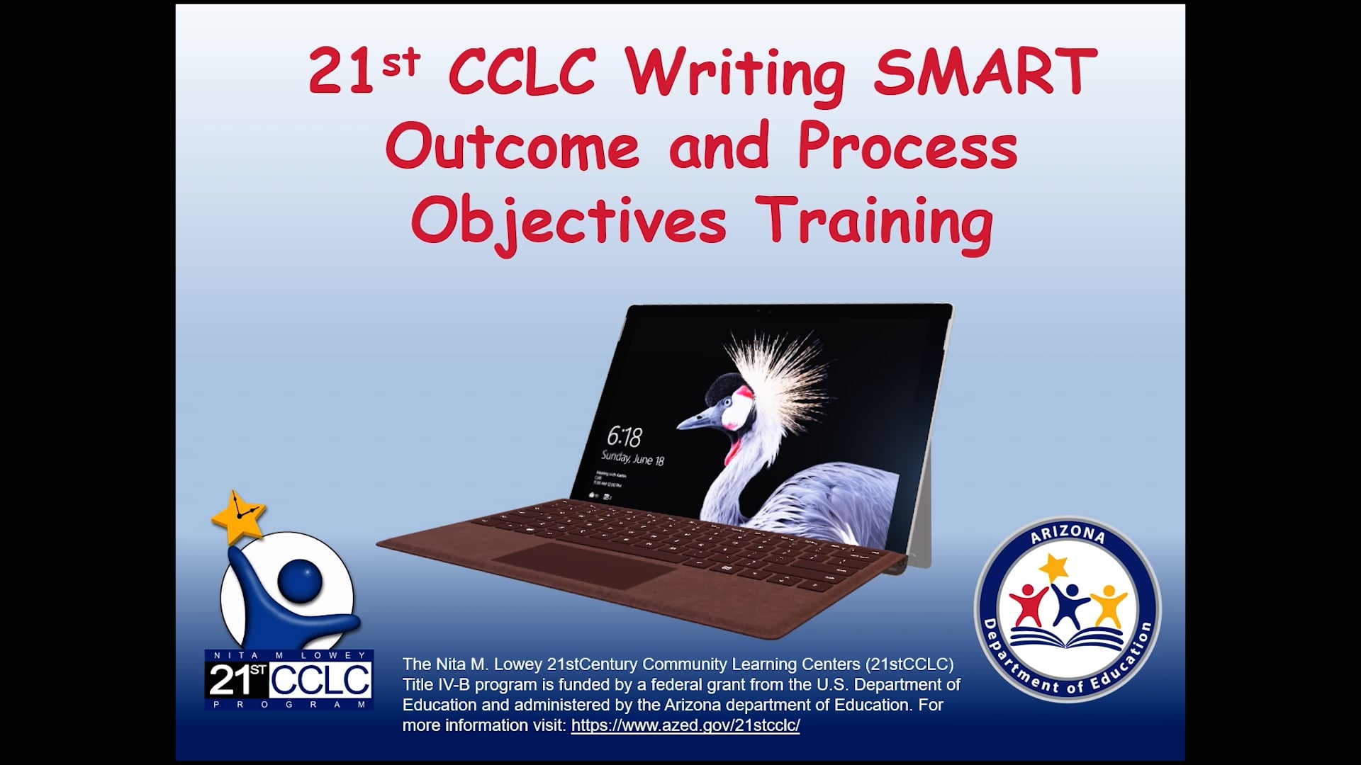 21st CCLC FY24 Writing Smart Objectives on Vimeo