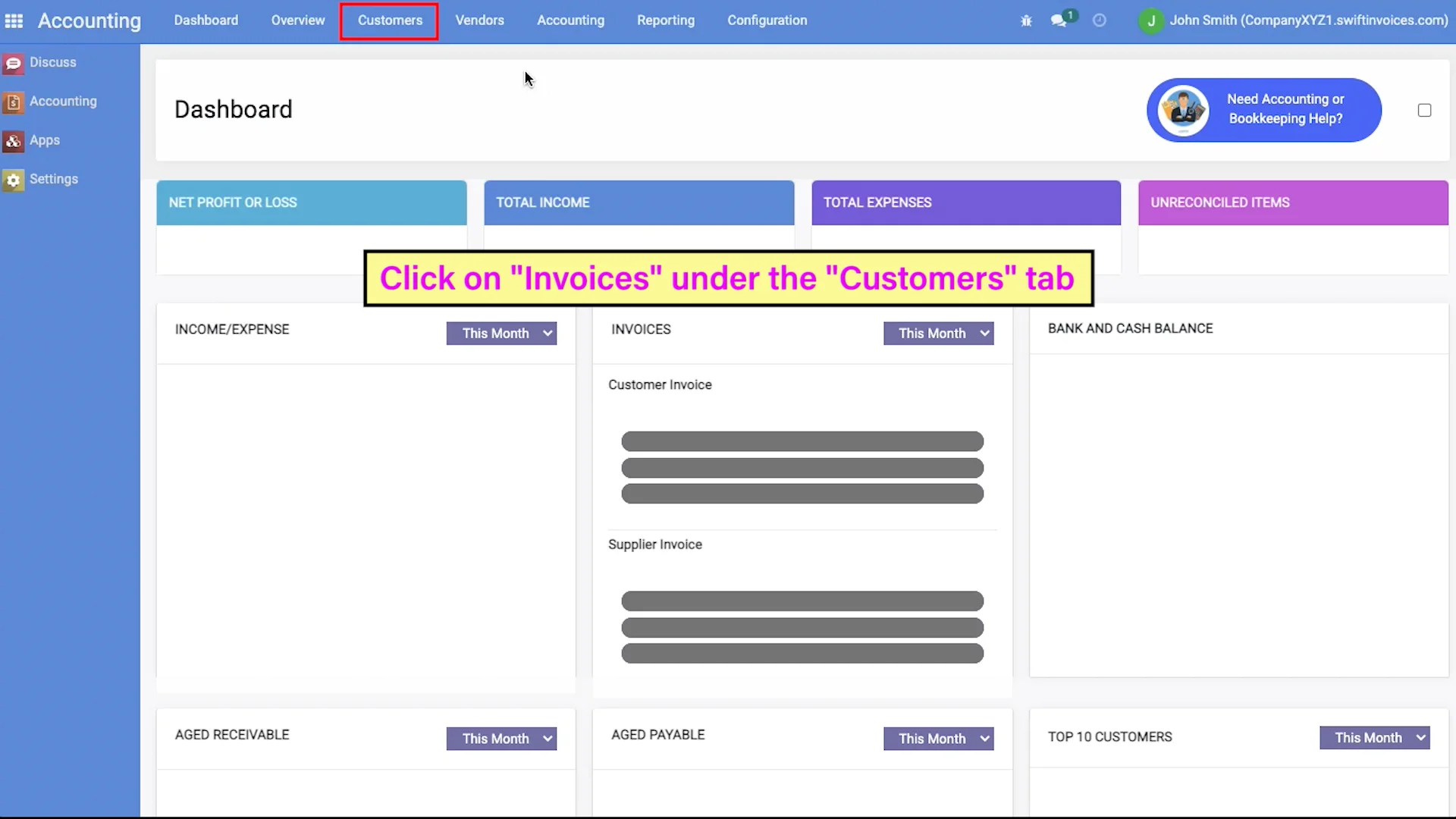 How To Create an Invoice on Vimeo