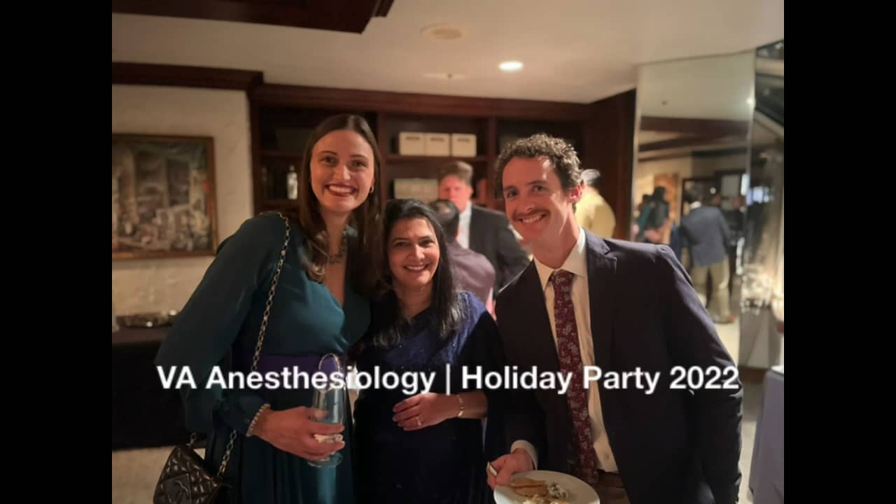 VA Anesthesiology Holiday Party 2022 on Vimeo