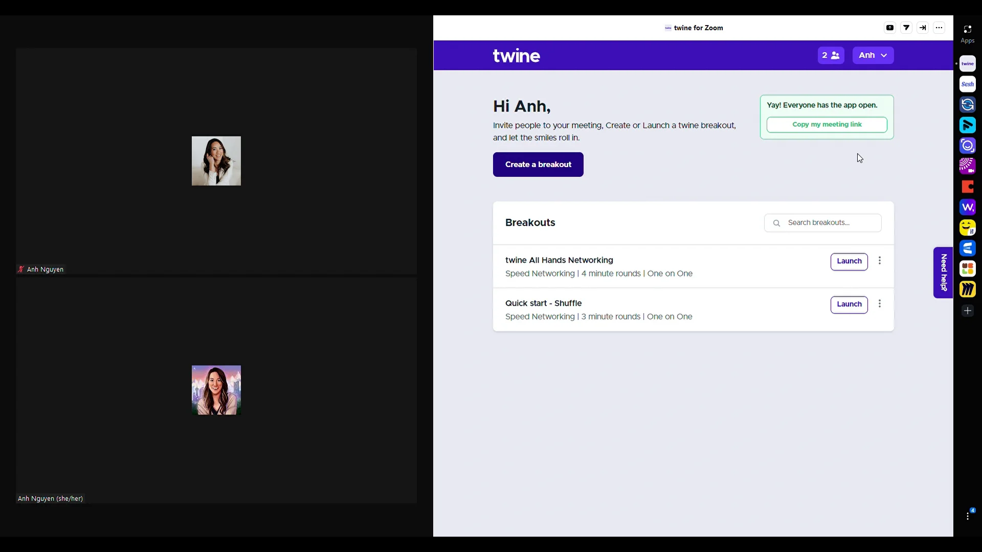 Running a twine.mp4 on Vimeo