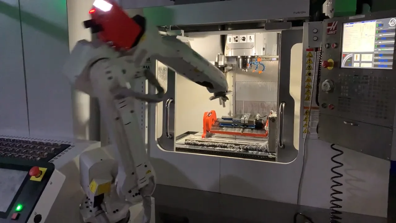 VID-32 Lights Out Machining _ Haas VF-SS _ CNC Automation _ RoboJob-USA ...