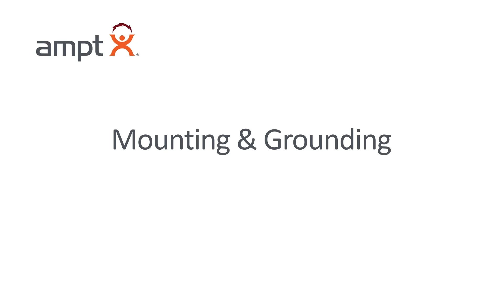 Mounting and Grounding Best Practices on Vimeo