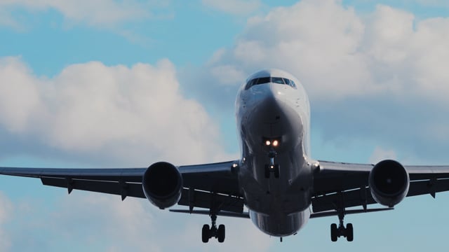 Airplane, Landing, Just Before Touchdown. Free Stock Video - Pixabay