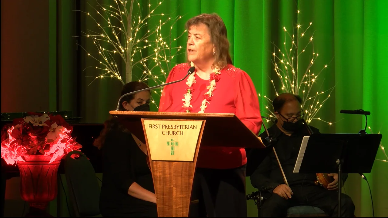 Kathy Queen - Lighting of the Christ Candle 2022 on Vimeo