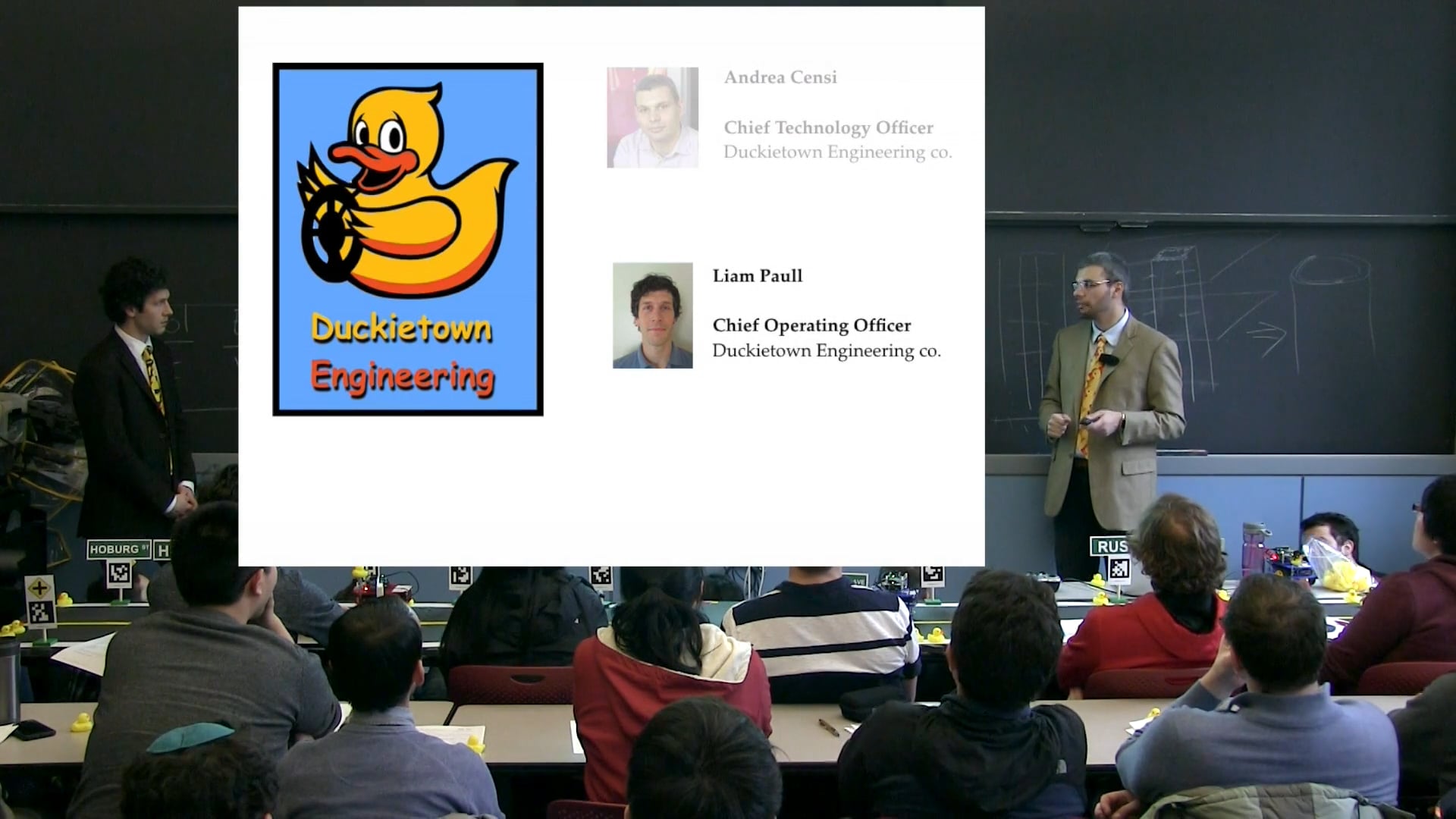 MIT 2.166 - Duckietown - Lecture 1, part 2 - Introduction on Vimeo