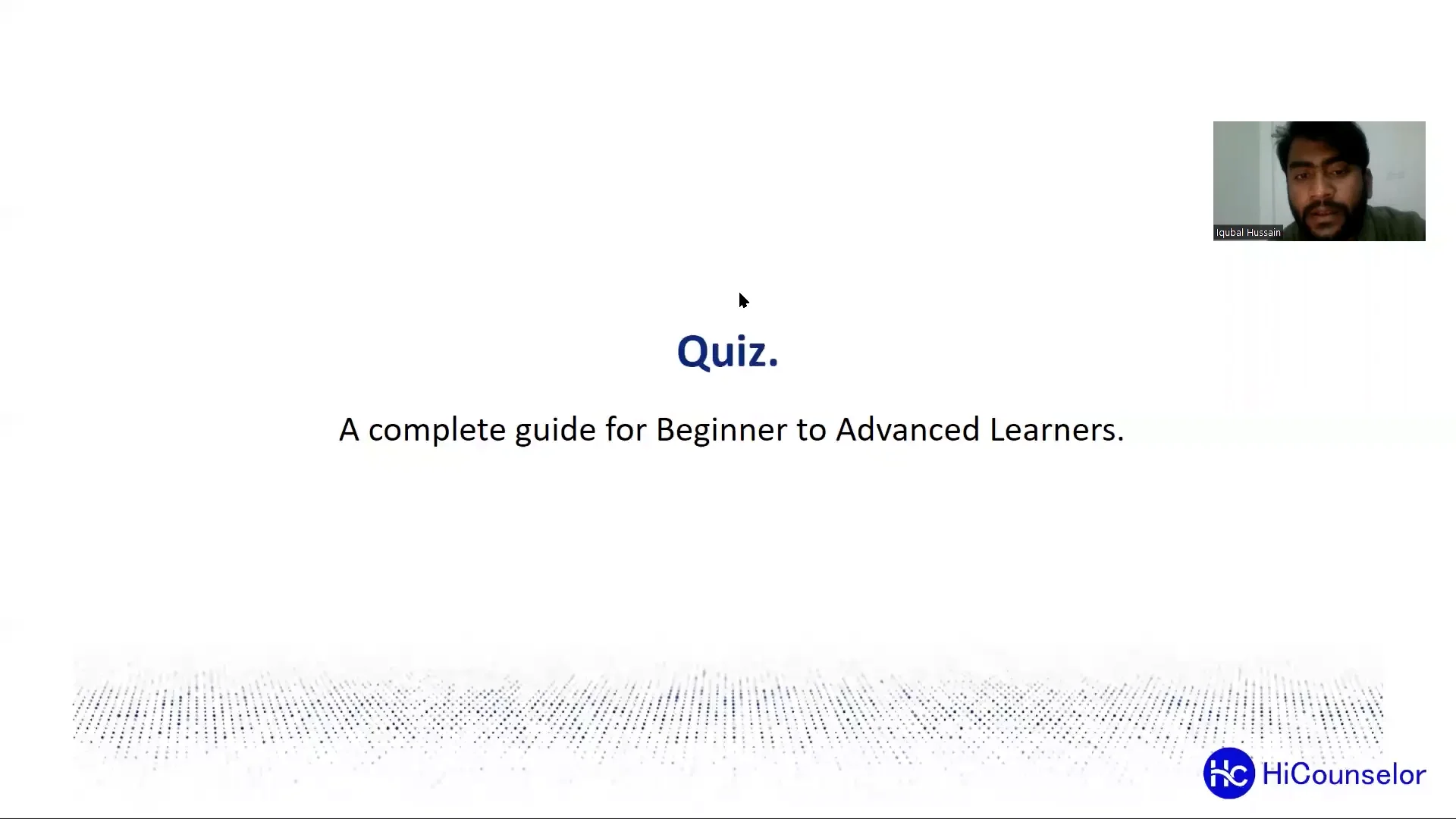 Quiz on Vimeo