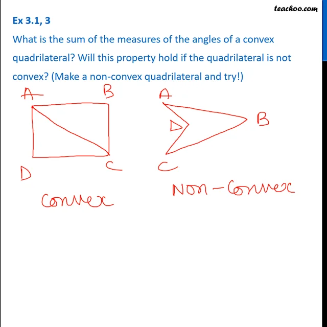 Non Convex Quadrilateral