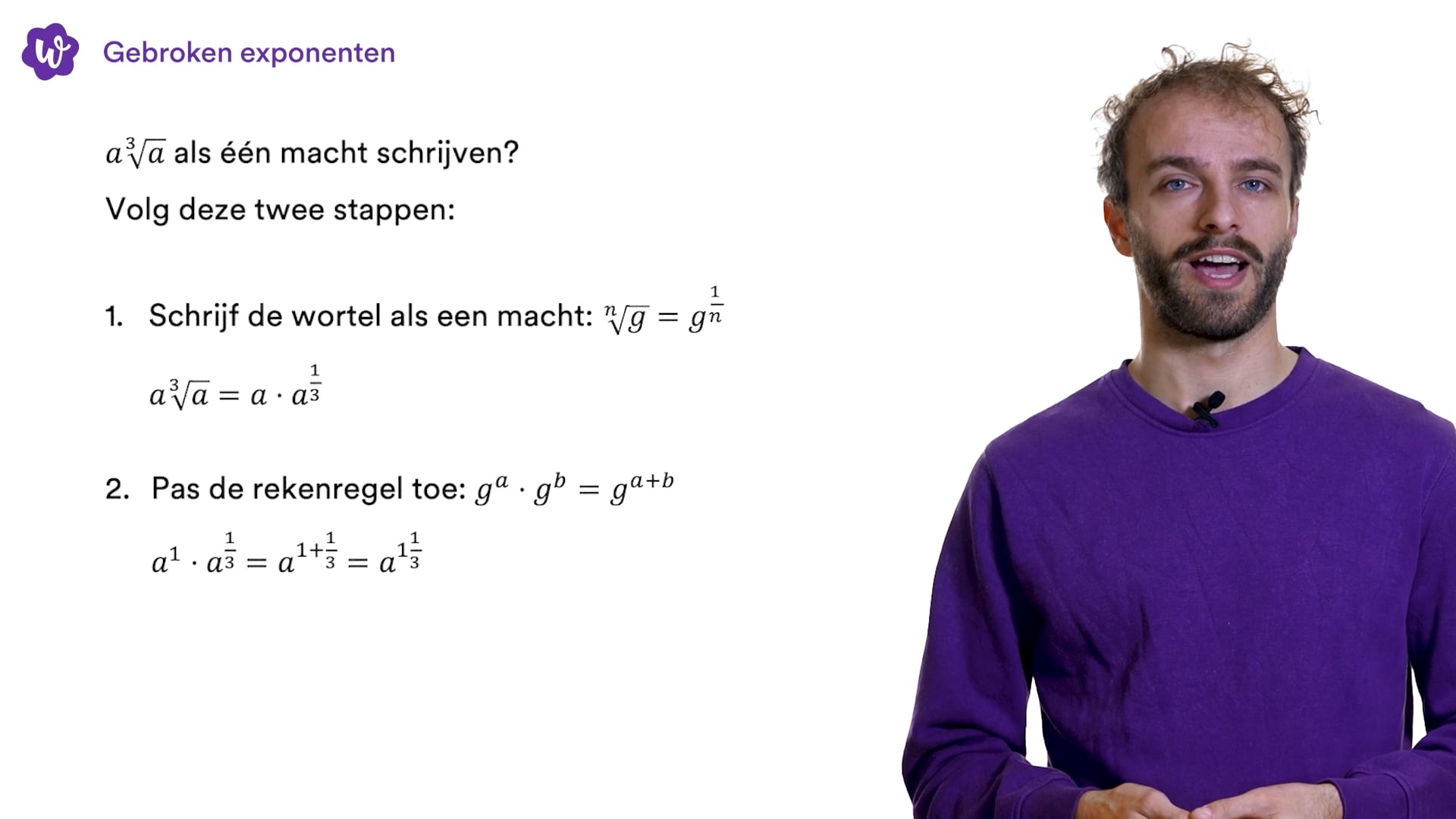 Gebroken exponenten I oefenen | StudyGo