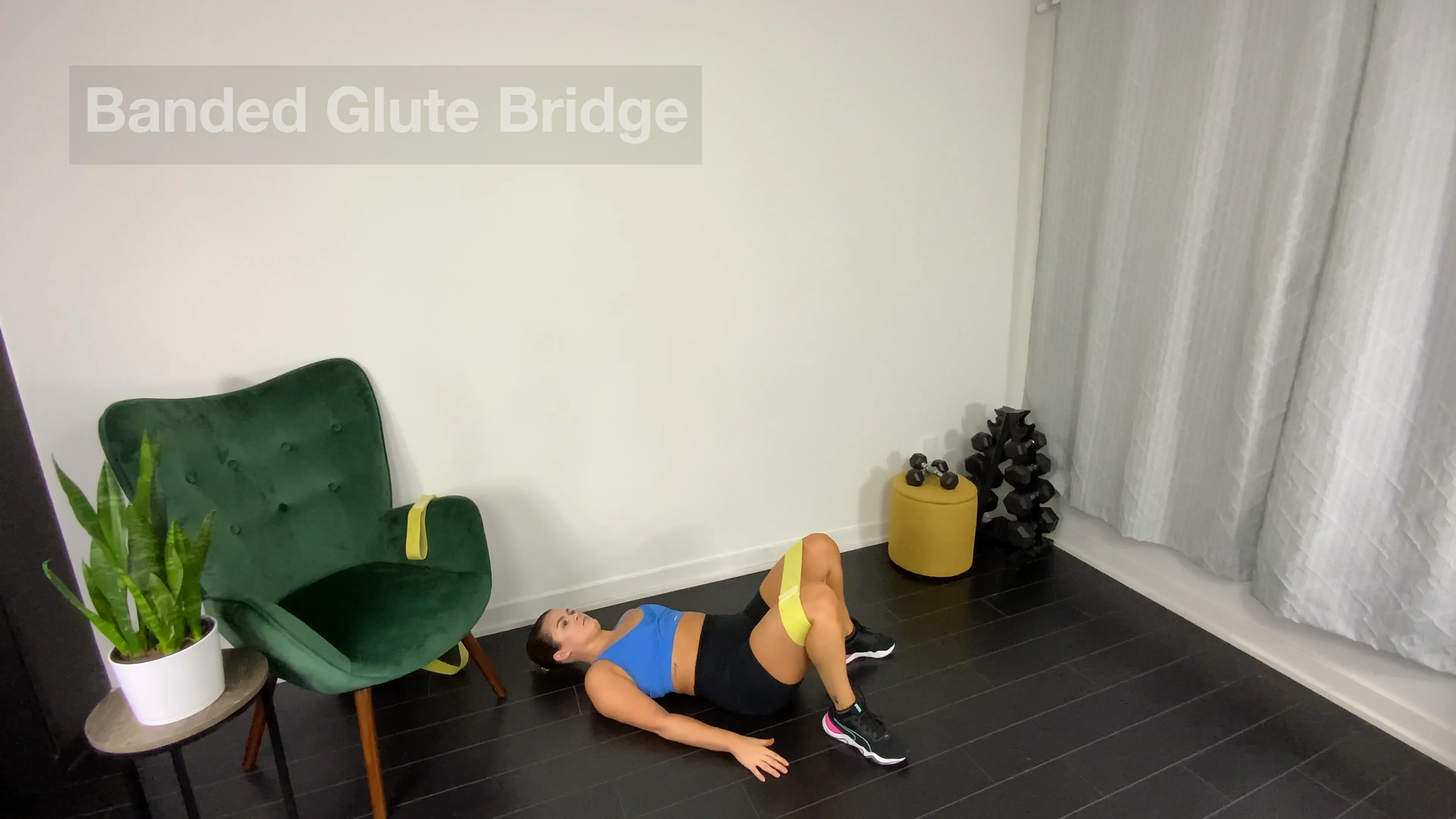 Banded Glute Bridges