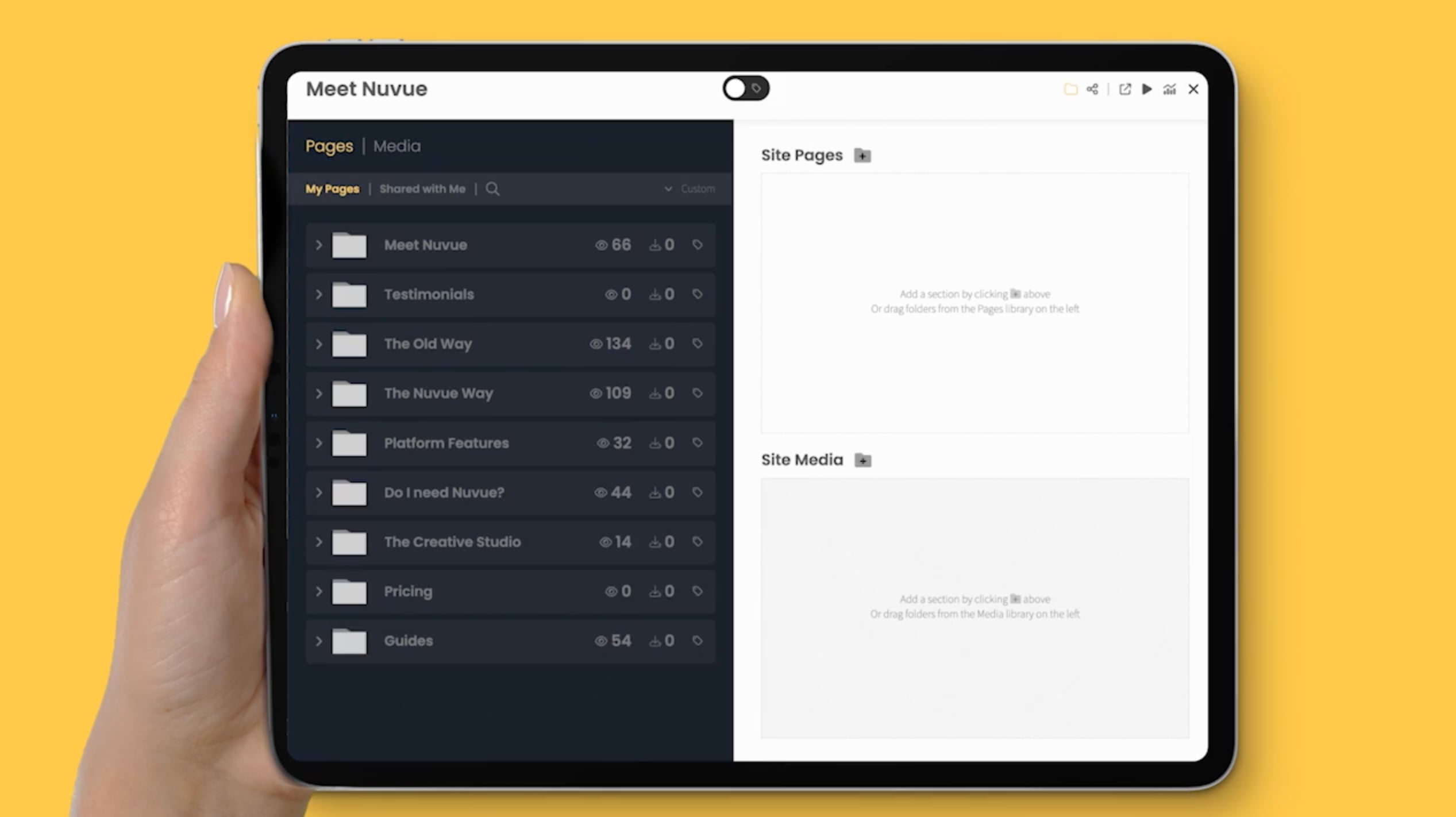 Landing Page on Vimeo