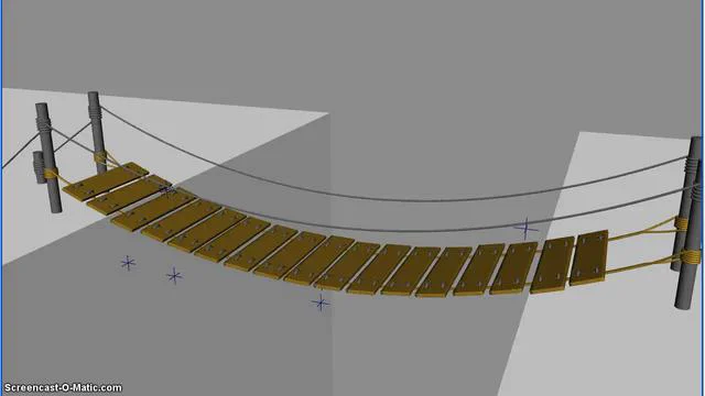 Rope Bridge in Maya/Planks on Vimeo