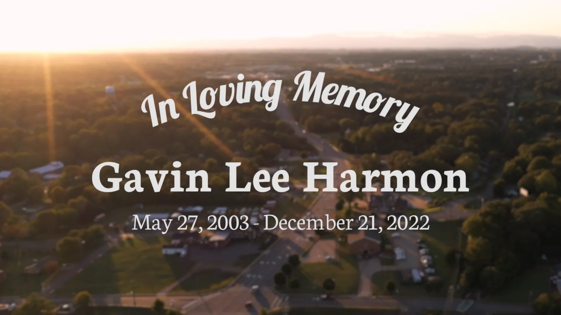 Celebration of Life - Gavin Lee Harmon on Vimeo