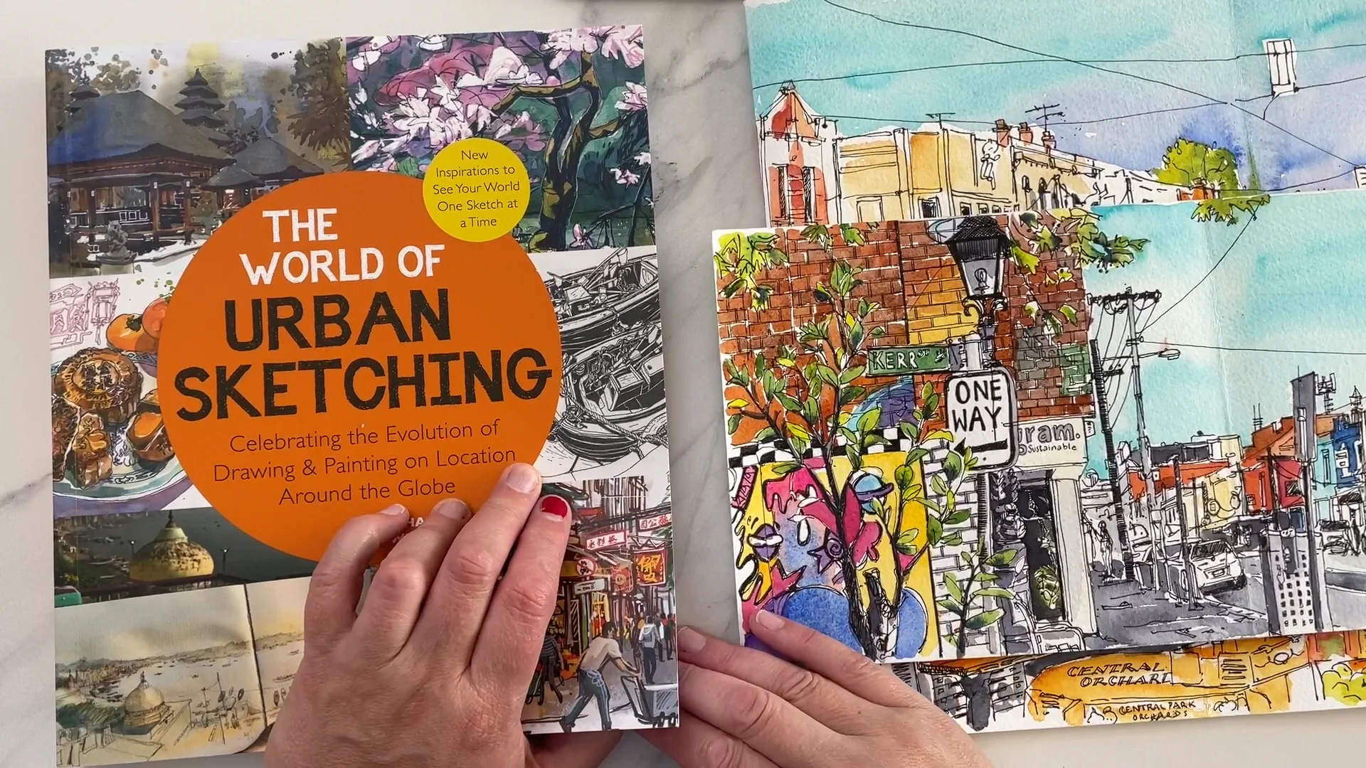 Original artwork featured in Stephanie Bower’s “World of Urban ...