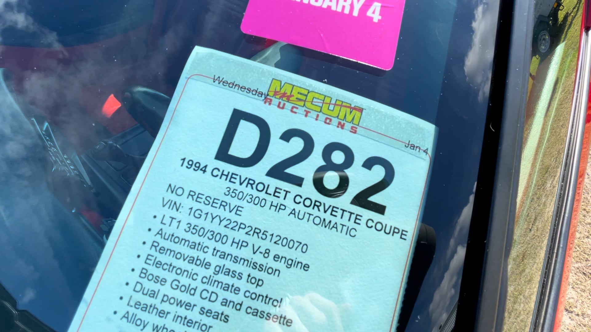 1994 Chevrolet Corvette Coupe | D282 | Kissimmee 2023
