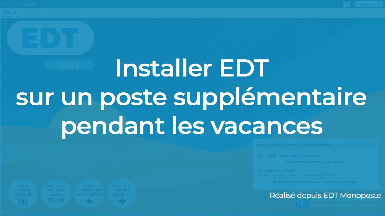 EDT, la référence des logiciels d'emploi du temps - Installer EDT sur ...